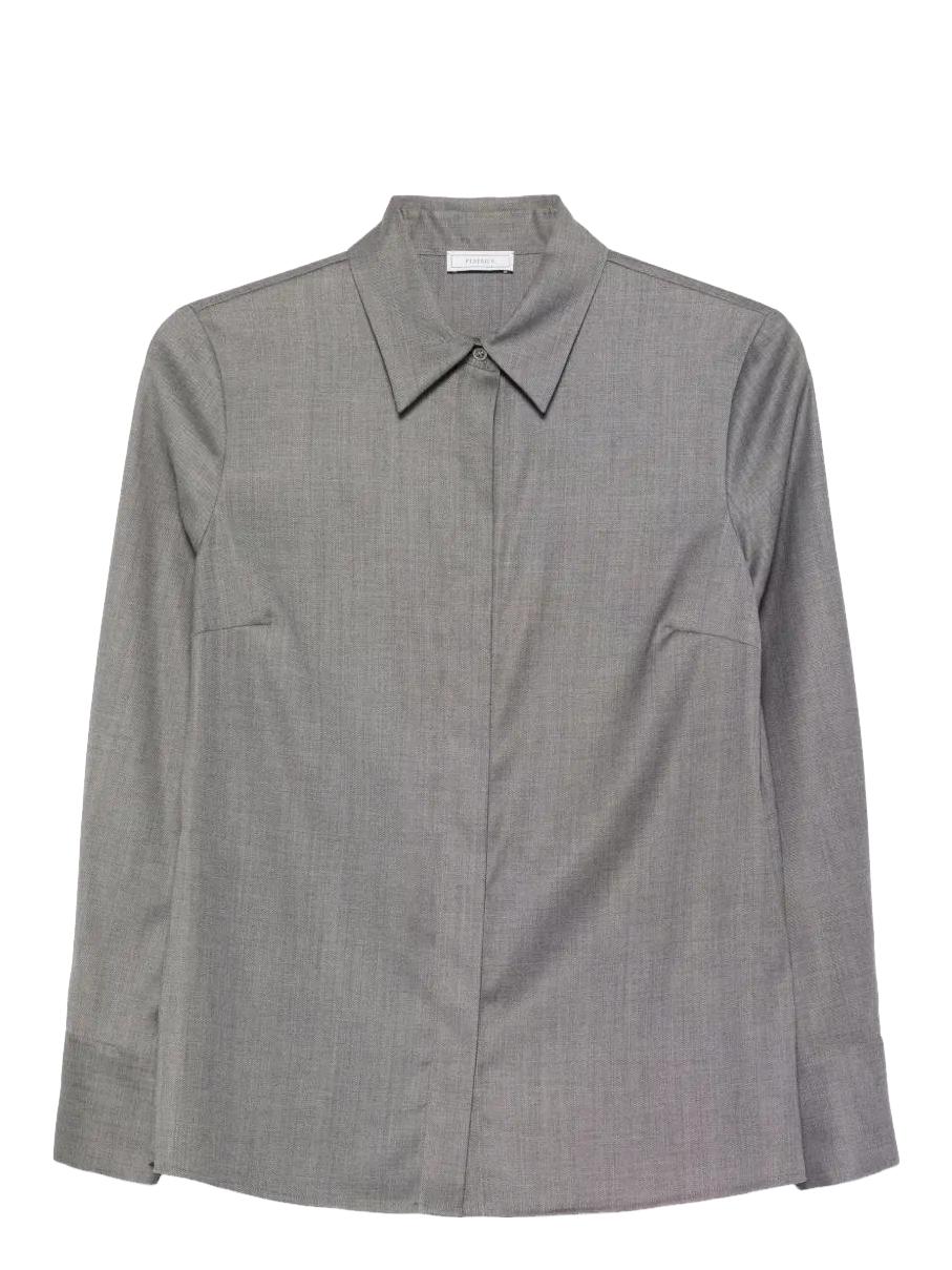 PESERICO Peserico Long-Sleeve Shirt with Classic Collar