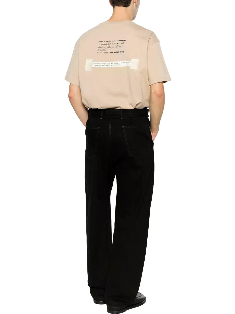 GIVENCHY cotton t-shirt with archives print