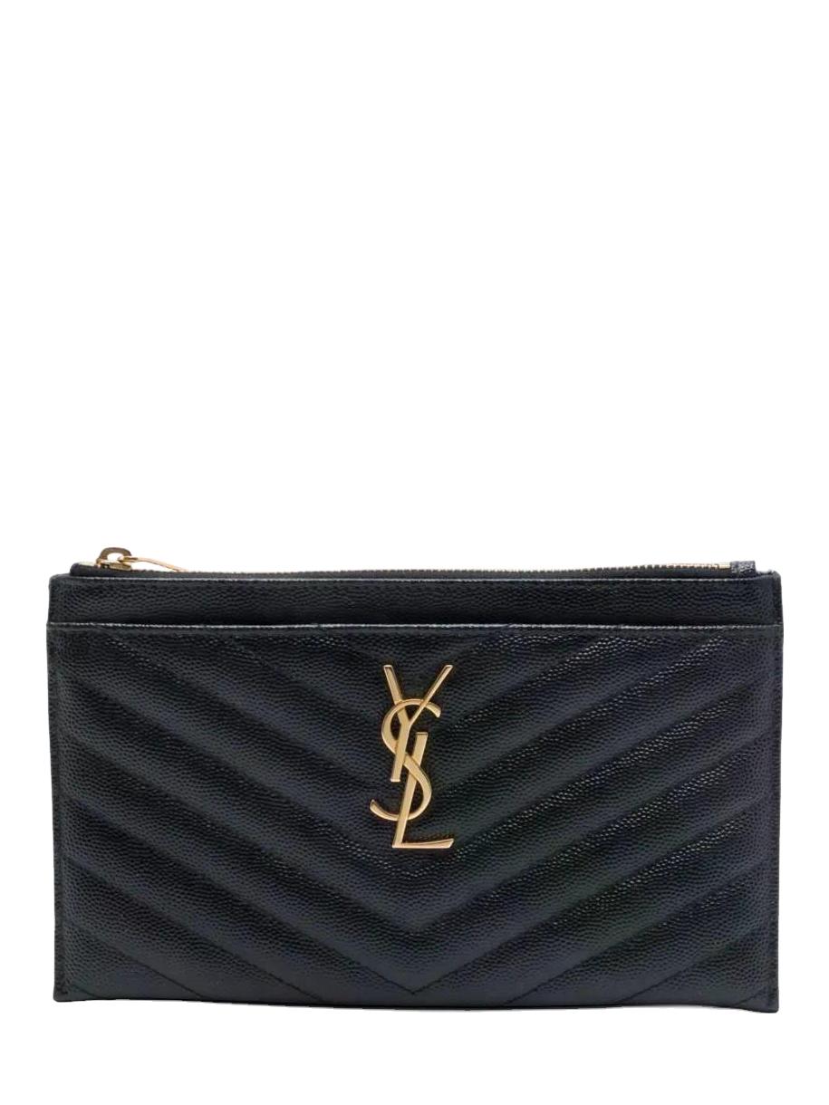 SAINT LAURENT Saint Laurent Monogram Bill Pouch Clutch Bag