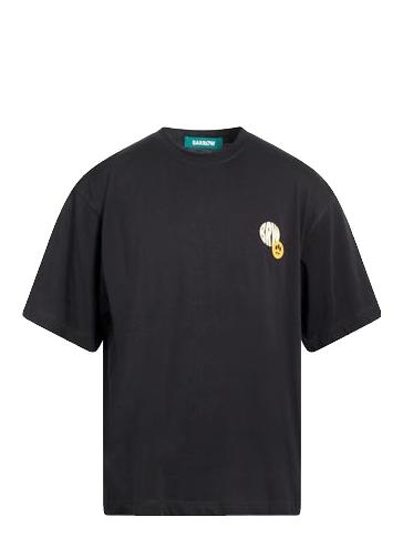 BARROW man t-shirt black size xl cotton