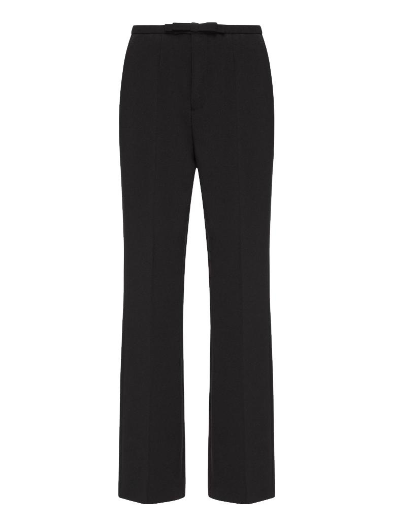 RED VALENTINO Red Valentino Bow Detail Bell-Bottom Pants