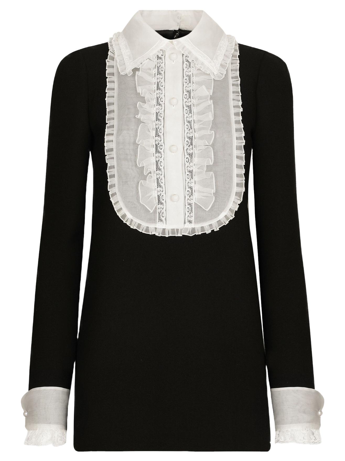 DOLCE & GABBANA Dolce & Gabbana Ruffled Organza Mini Dress