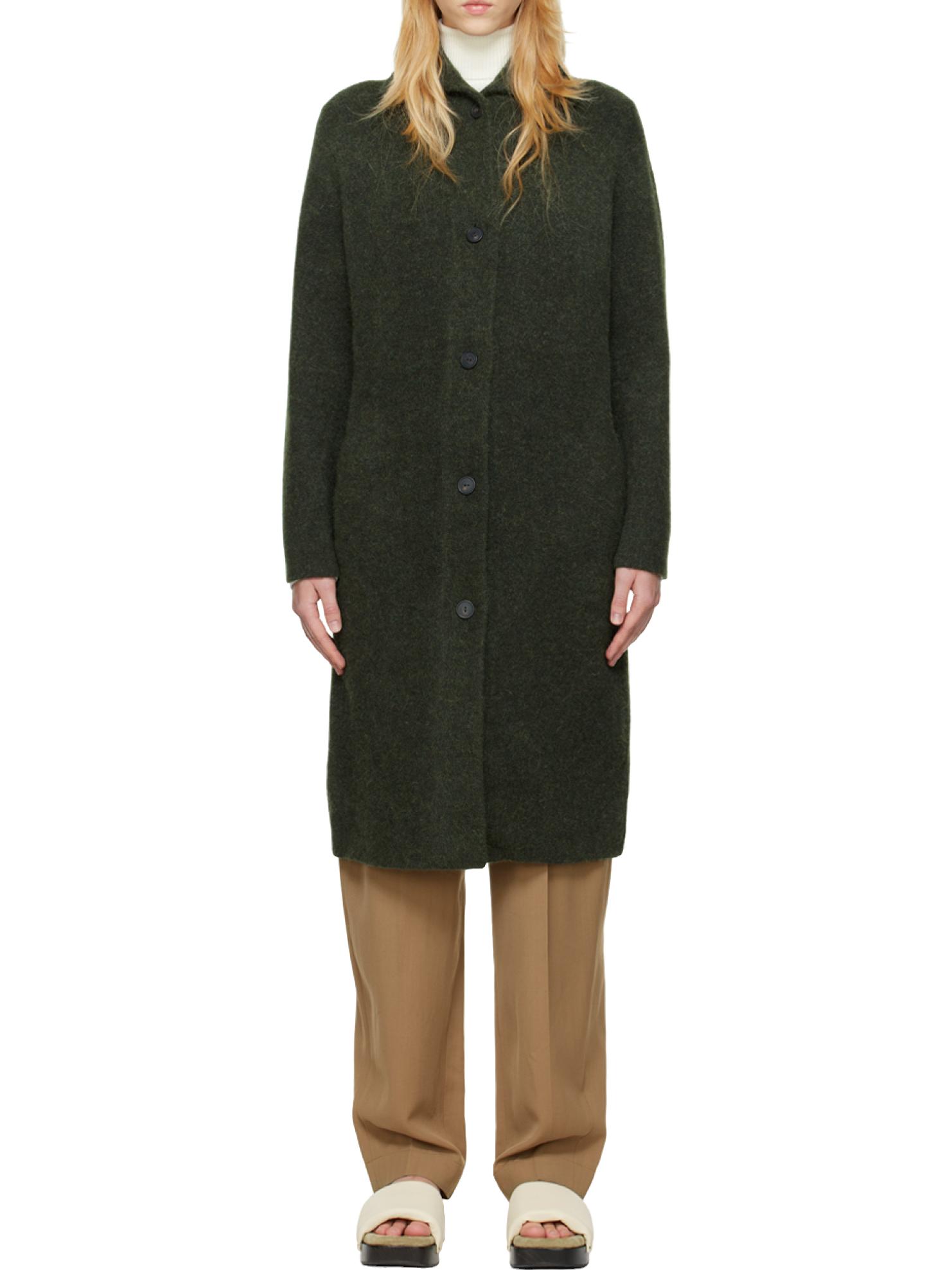 VINCE Vince Single-Breasted Cardigan Coat