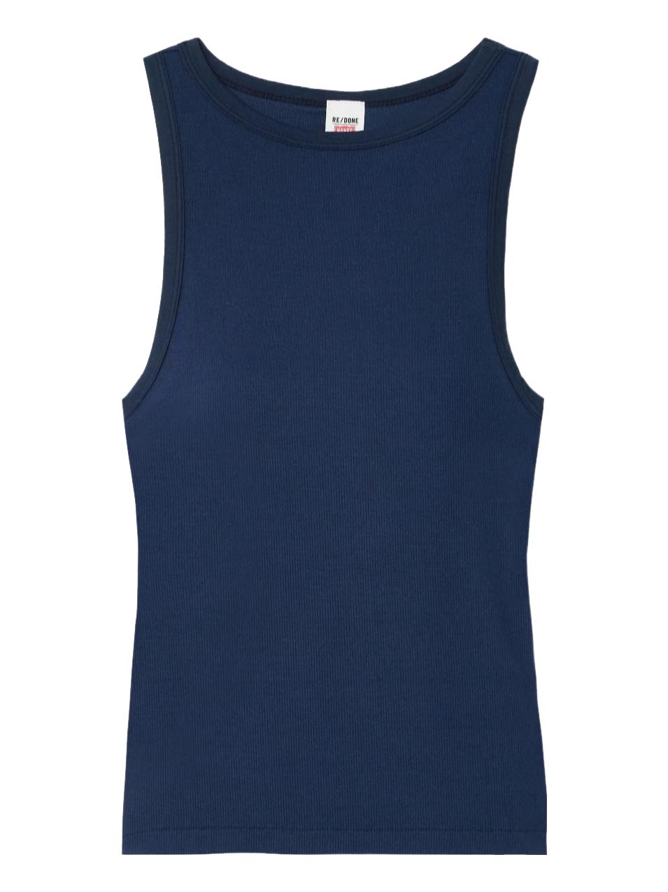 RE/DONE Re/Done x Hanes Ribbed Stretch-Modal Tank