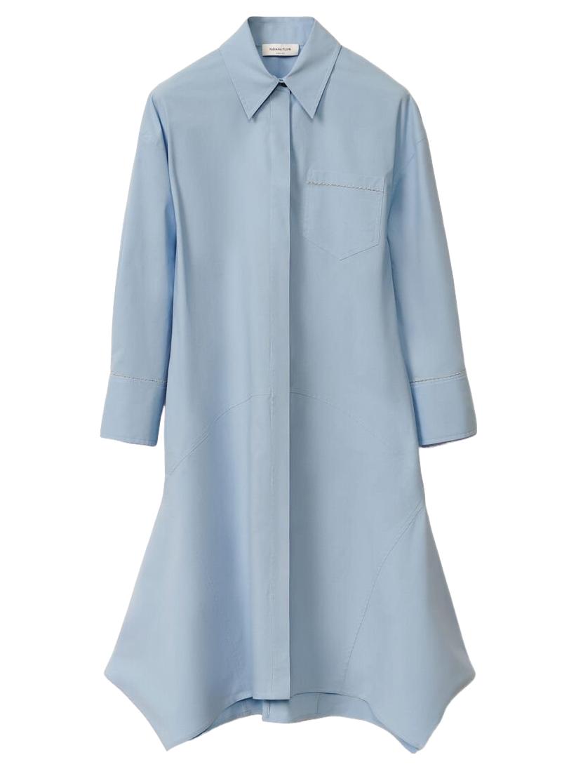 FABIANA FILIPPI Fabiana Filippi Chain-Link Detail Midi Shirt Dress