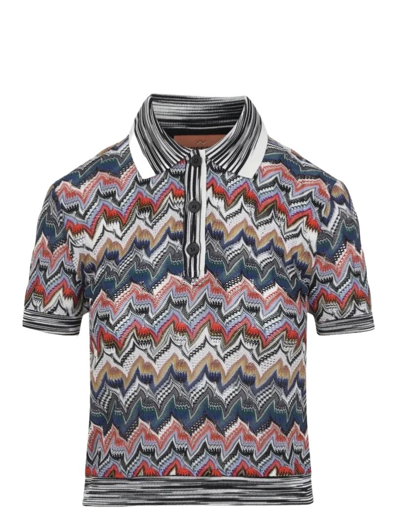 CASABLANCA Casablanca Chevron-Knit Mini Skirt