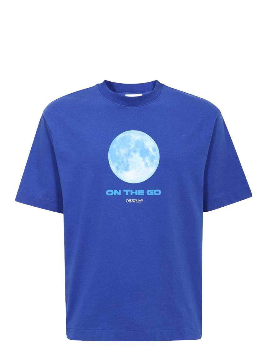 OFF-WHITE Off-White Moon Printed Crewneck T-Shirt