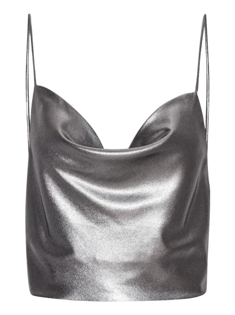 NANUSHKA Nanushka Drawstring Wide-Leg Trousers in Okobor