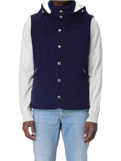 BRUNELLO CUCINELLI Brunello Cucinelli Long Sleeved Casual Jacket with Hood