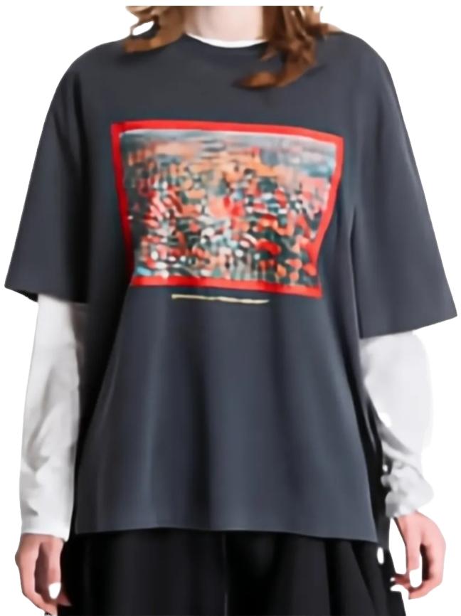 OFF-WHITE Off-White Graphic Print Crewneck T-Shirt