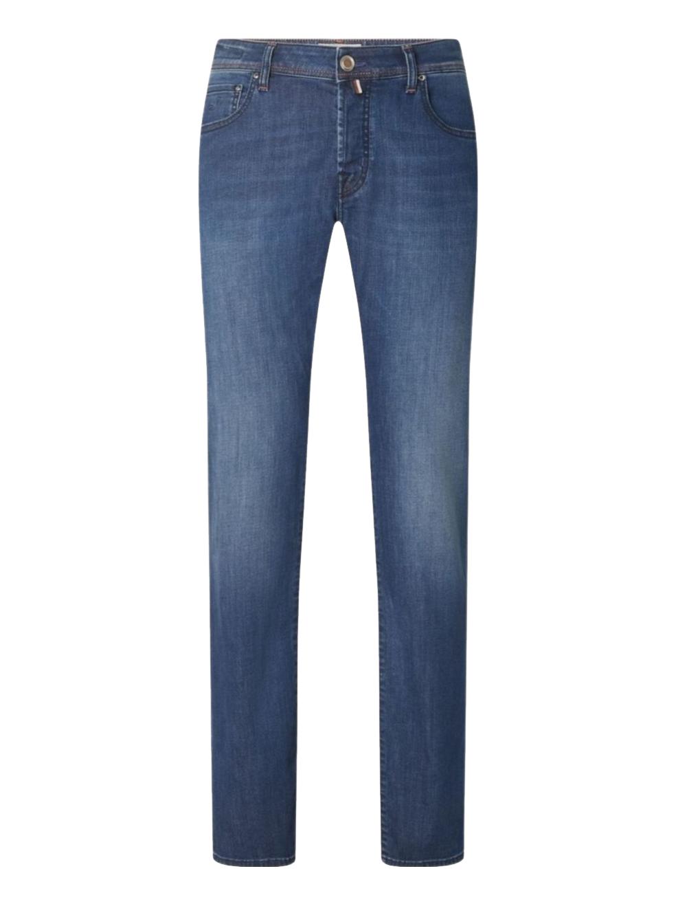 JACOB COHEN Jacob Cohen Straight Leg Jeans with Belt Loops