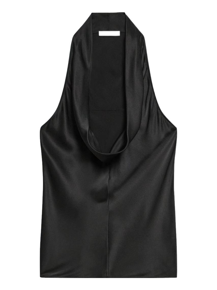NILI LOTAN Nili Lotan Edwige Pleated Halter Camisole