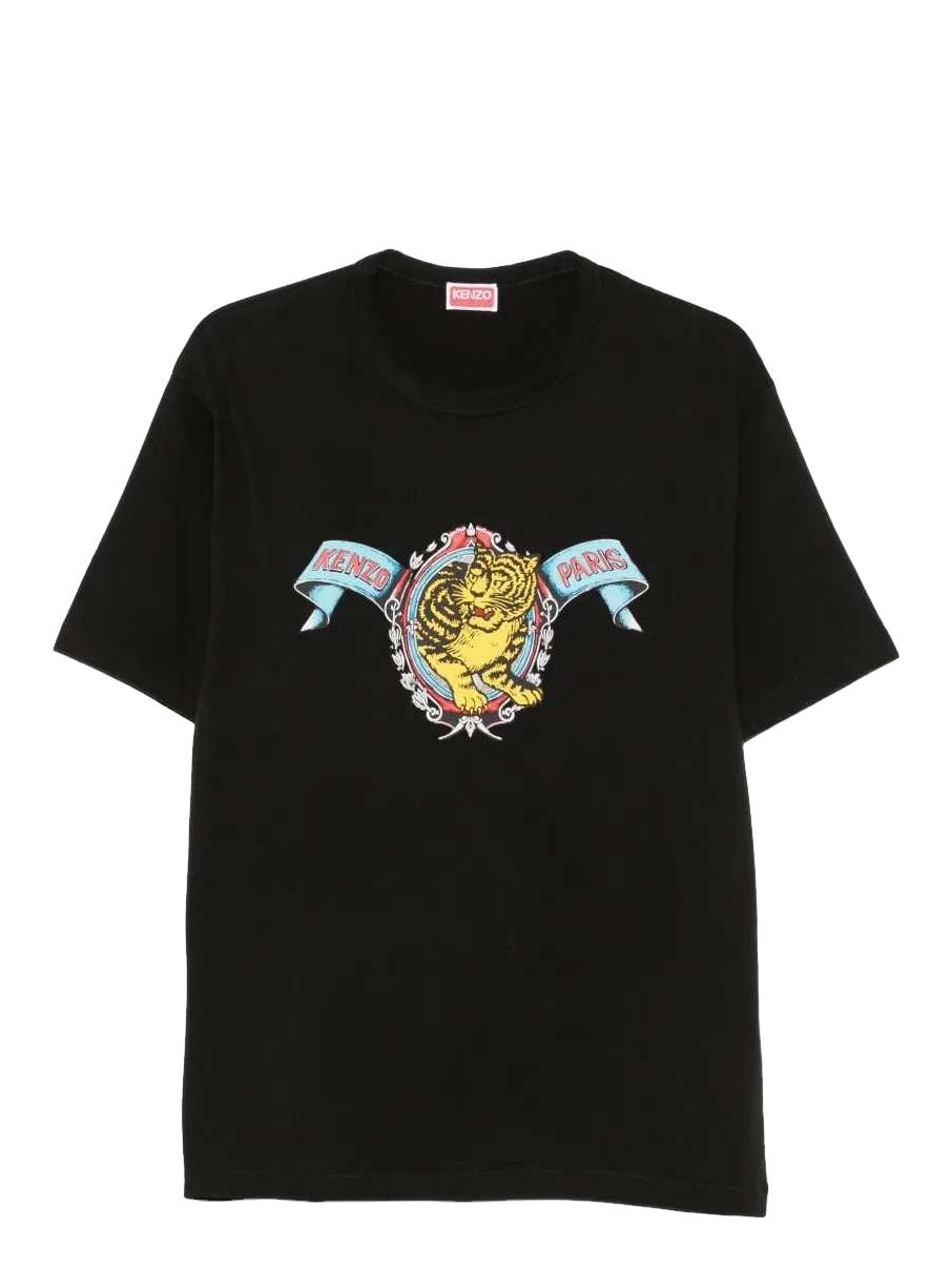 KENZO leaping tiger print t-shirt