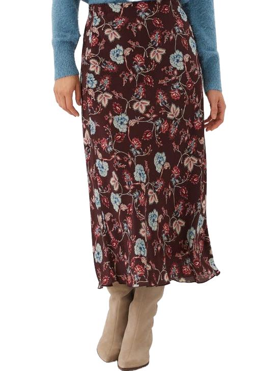 KAREN KANE KAREN KANE Bias Cut Midi Skirt