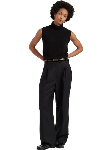 MEIMEIJ high-waisted lurex jersey pencil midi skirt with slit