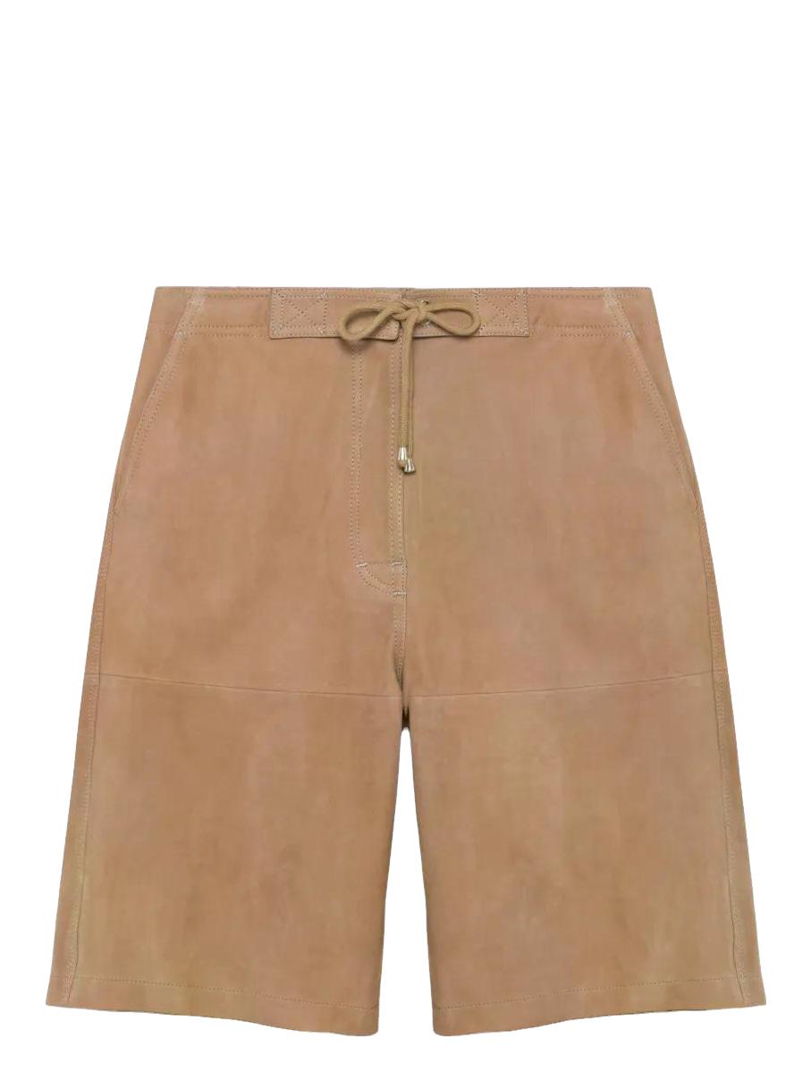 SIMKHAI Simkhai Whitaker Leather Shorts