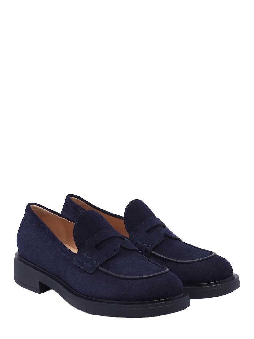 GIANVITO ROSSI Gianvito Rossi Suede Penny Loafers