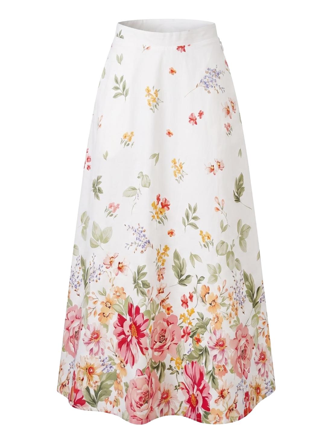 DOLCE & GABBANA Floral Print Cotton Shorts