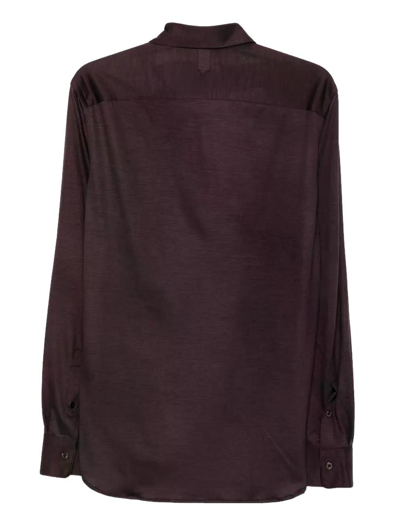 DRIES VAN NOTEN Embroidered Wool Flannel Straight Pants