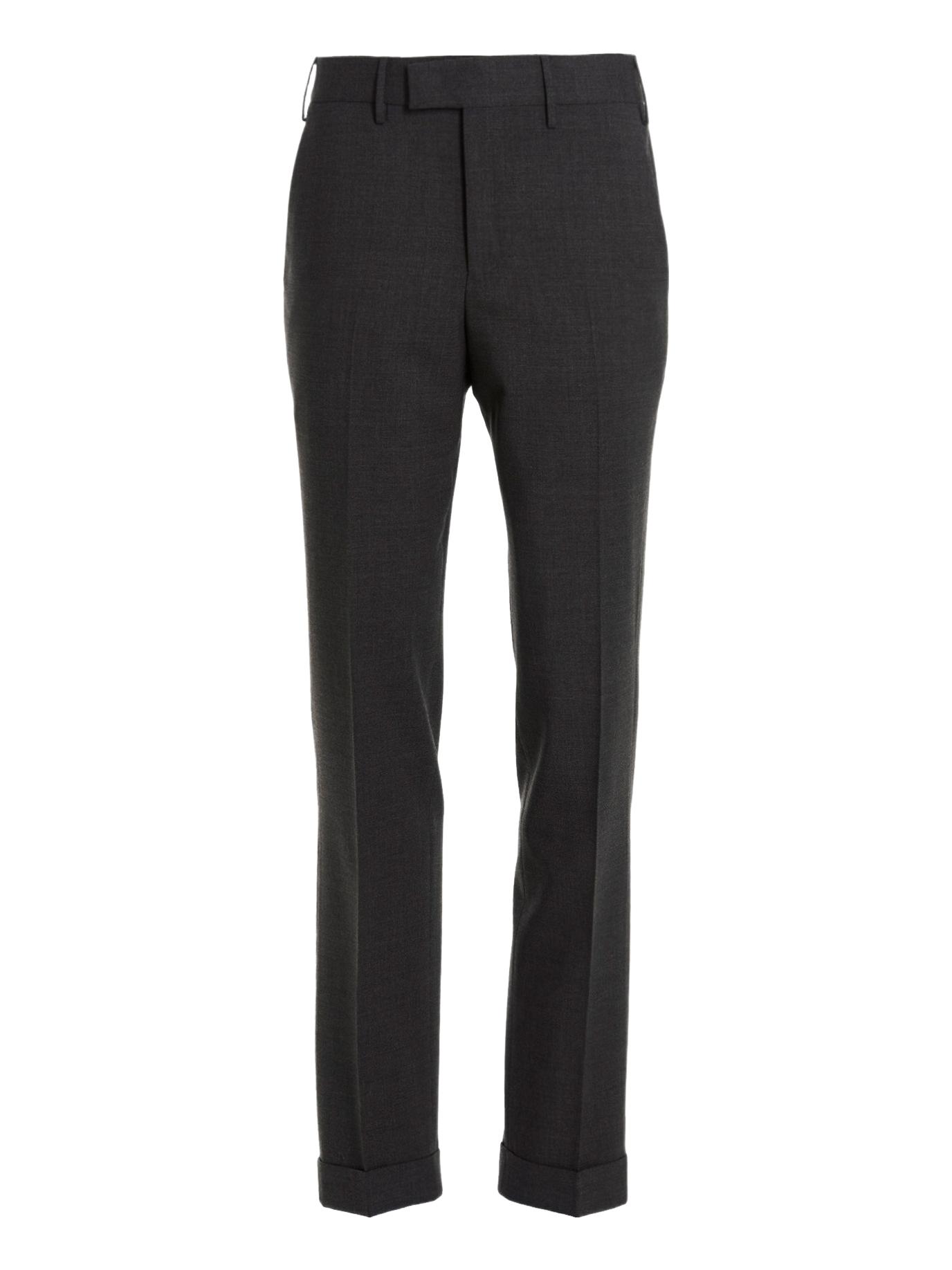 PT TORINO Pt Pantaloni Master Creased Wool Trousers