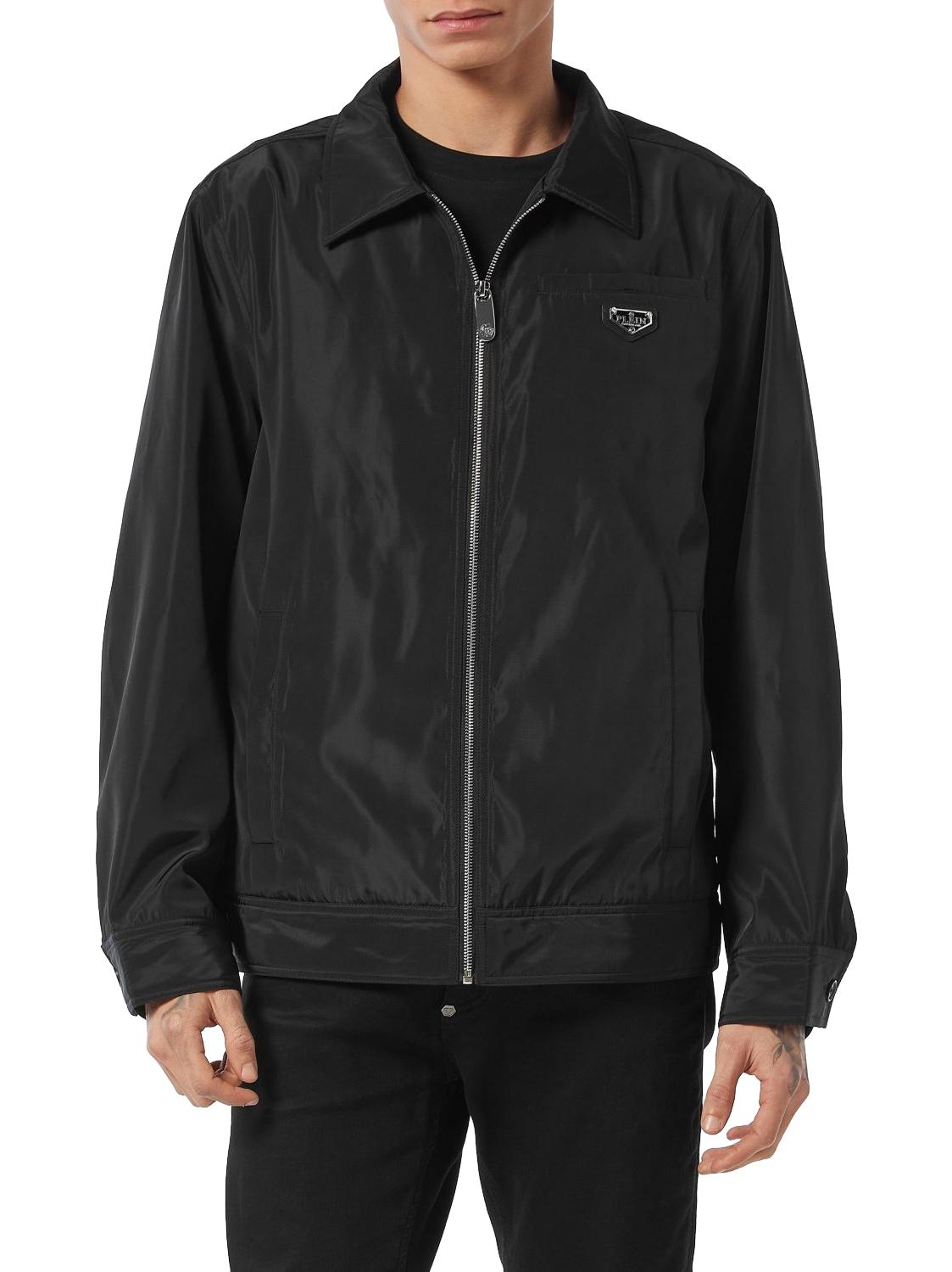 PHILIPP PLEIN Philipp Plein Lightweight Polyester Zip-Up Jacket