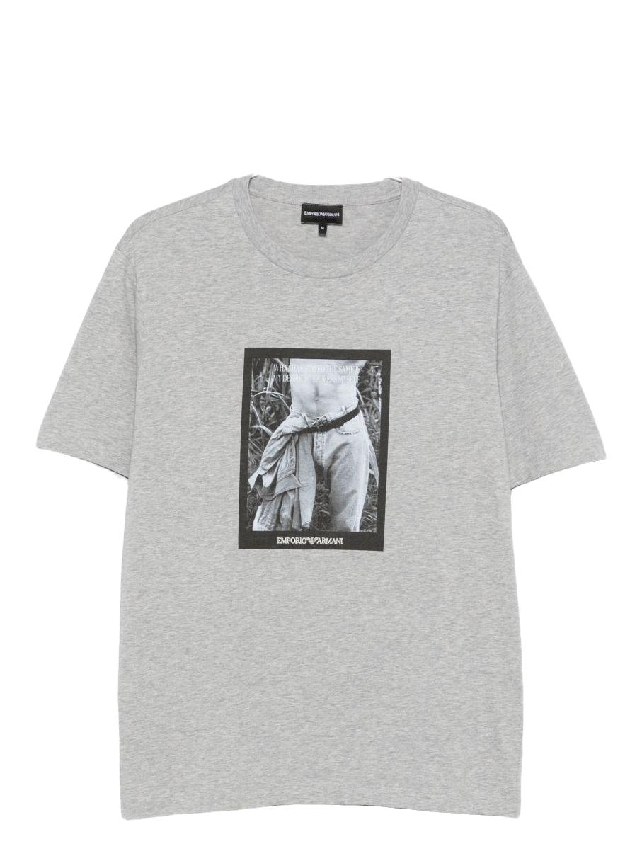 EMPORIO ARMANI Emporio Armani Printed Cotton T-Shirt