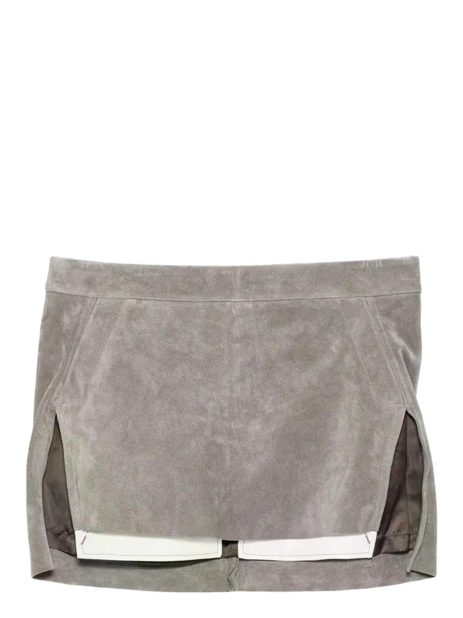 RICK OWENS Rick Owens Fog Cut-Off Mini Skirt