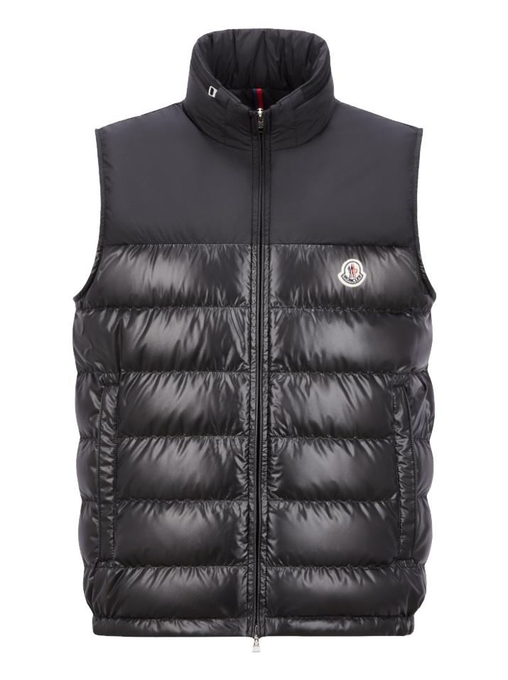 MONCLER Moncler Logo Patch Quilted Vest