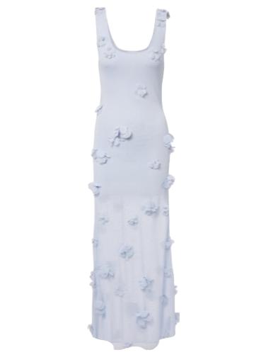 CHELSEA28 3D Floral Lace Tiered Midi Dress