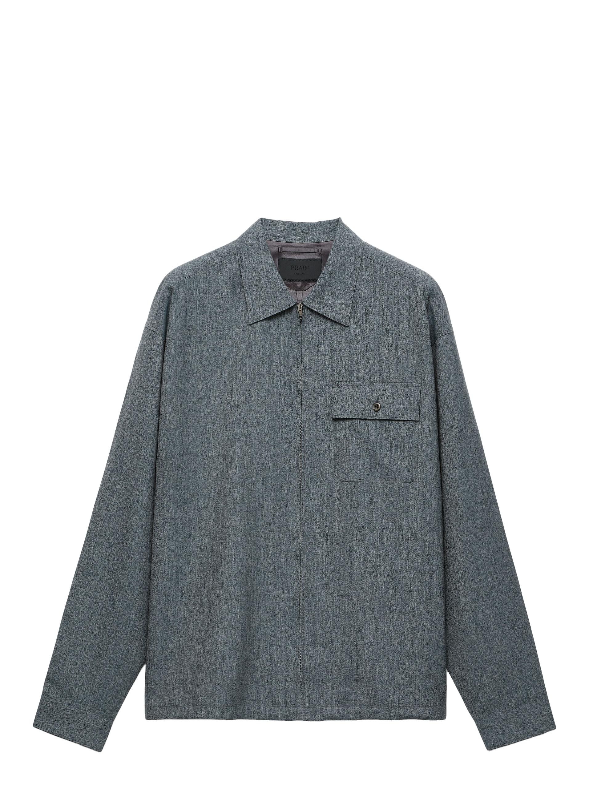 PRADA wool zipper hirt