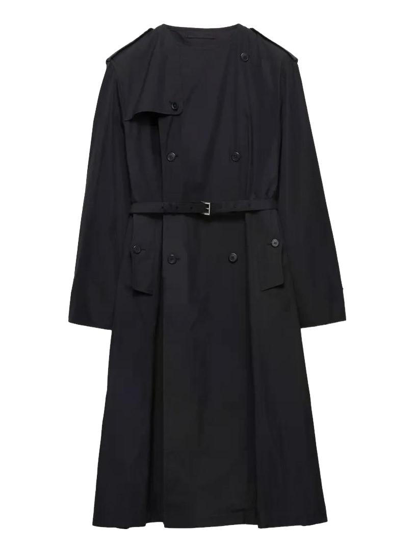 PRADA Prada Double-Breasted Belted Coat
