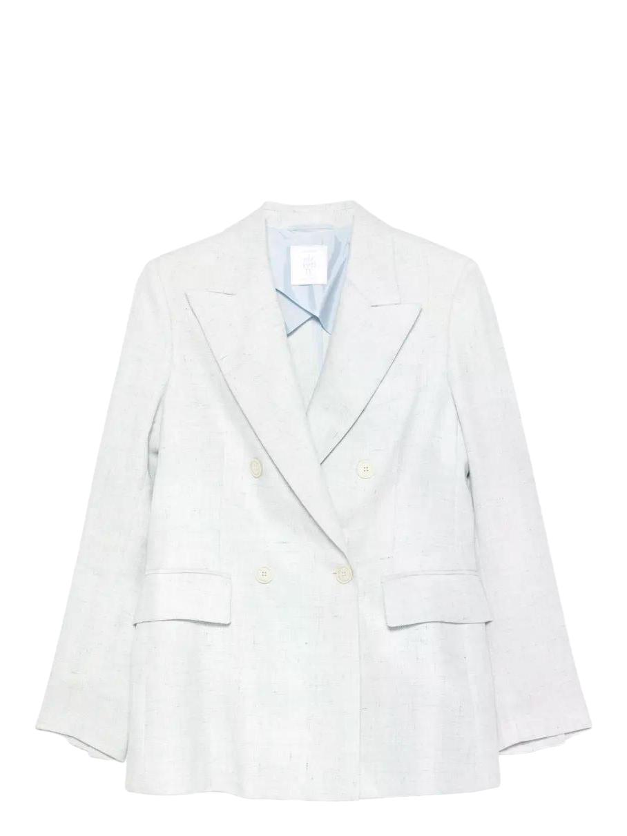 MAX MARA S Max Mara Linen Double-Breasted Blazer