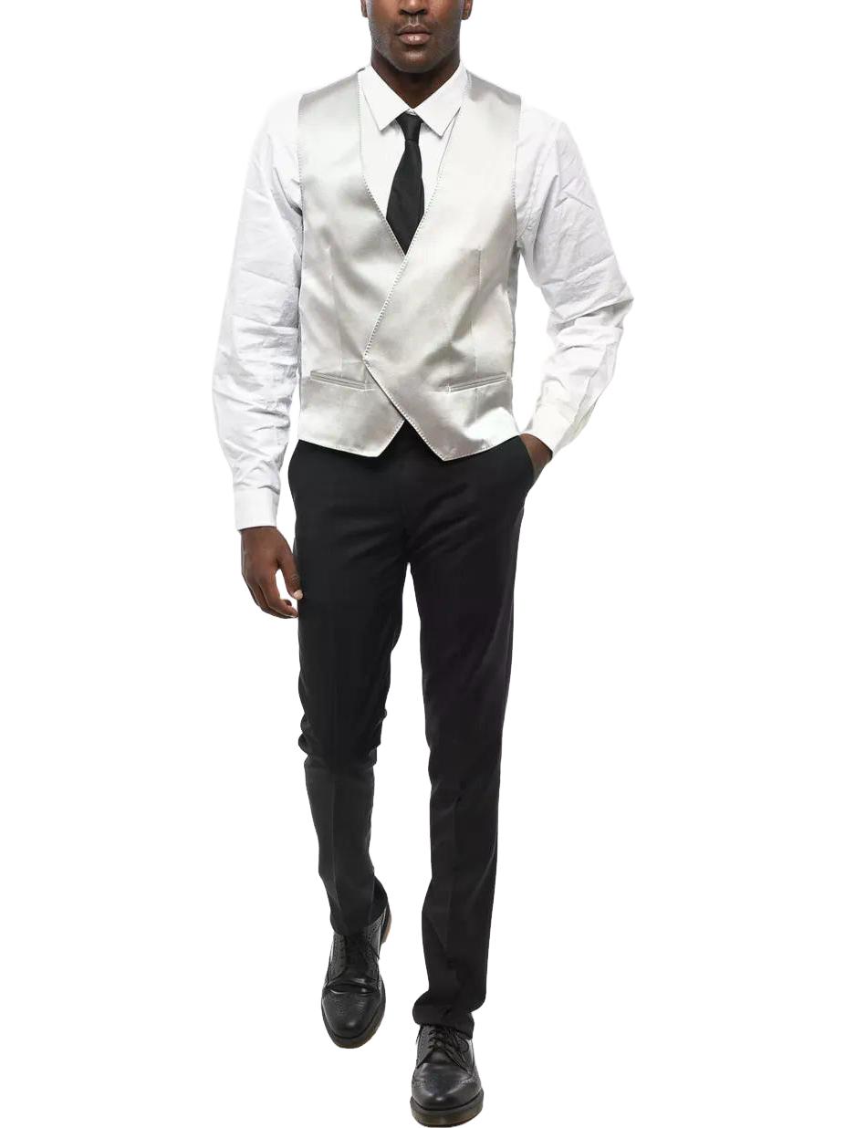 CORNELIANI Corneliani Double-Breasted Silk Waistcoat