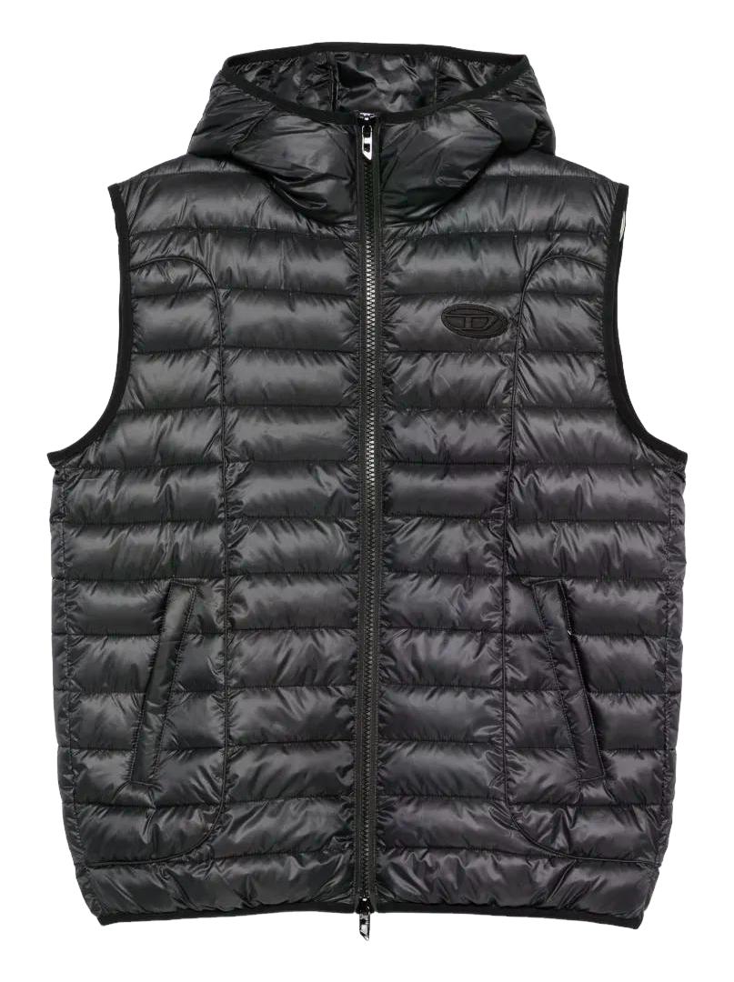 DIESEL® Diesel Quilted Hooded Gilet