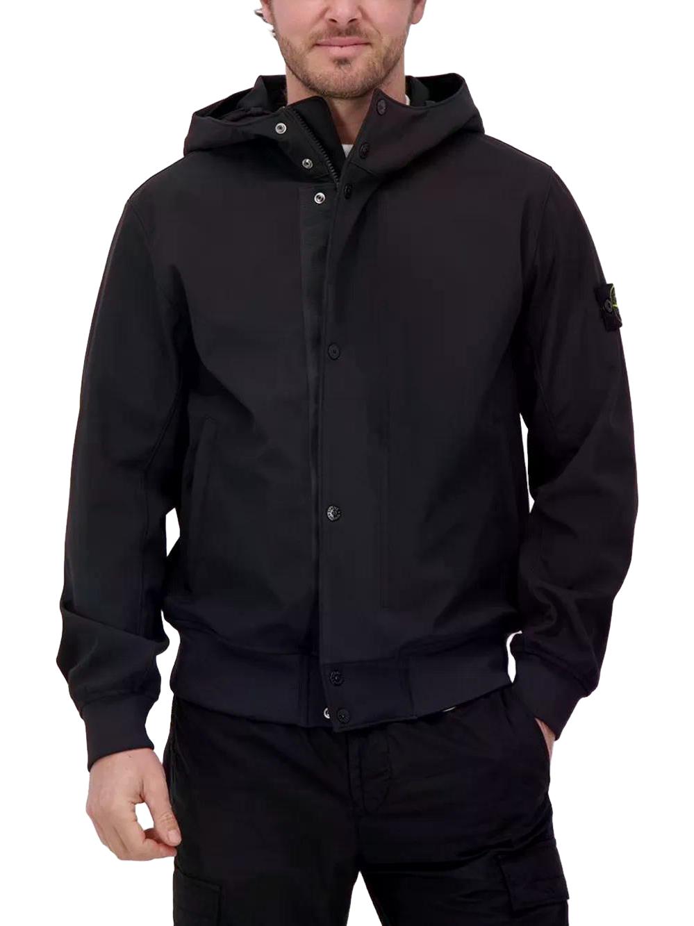 STONE ISLAND Stone Island Light Soft Shell Hooded Jacket