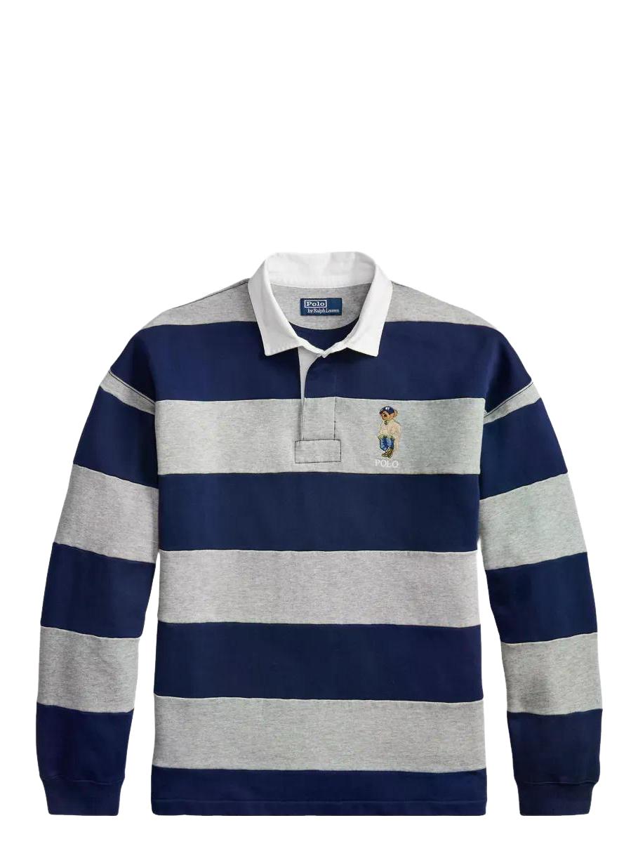 POLO RALPH LAUREN Polo Ralph Lauren Striped Polo Bear Rugby Shirt