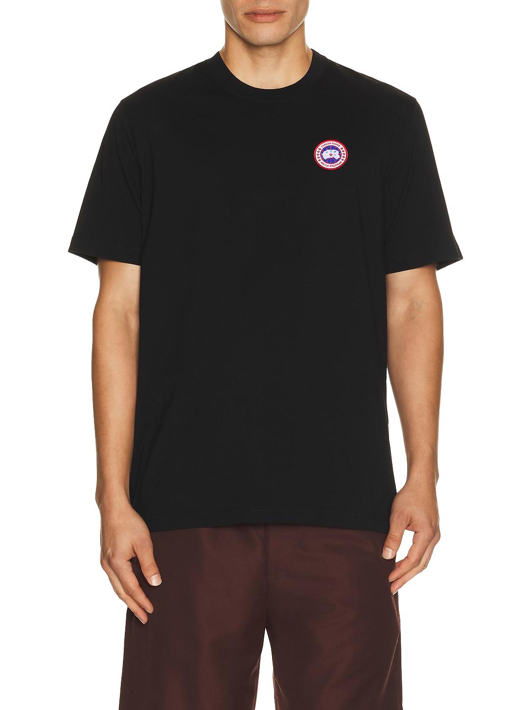 CANADA GOOSE canada goose ocra t-shirt in black