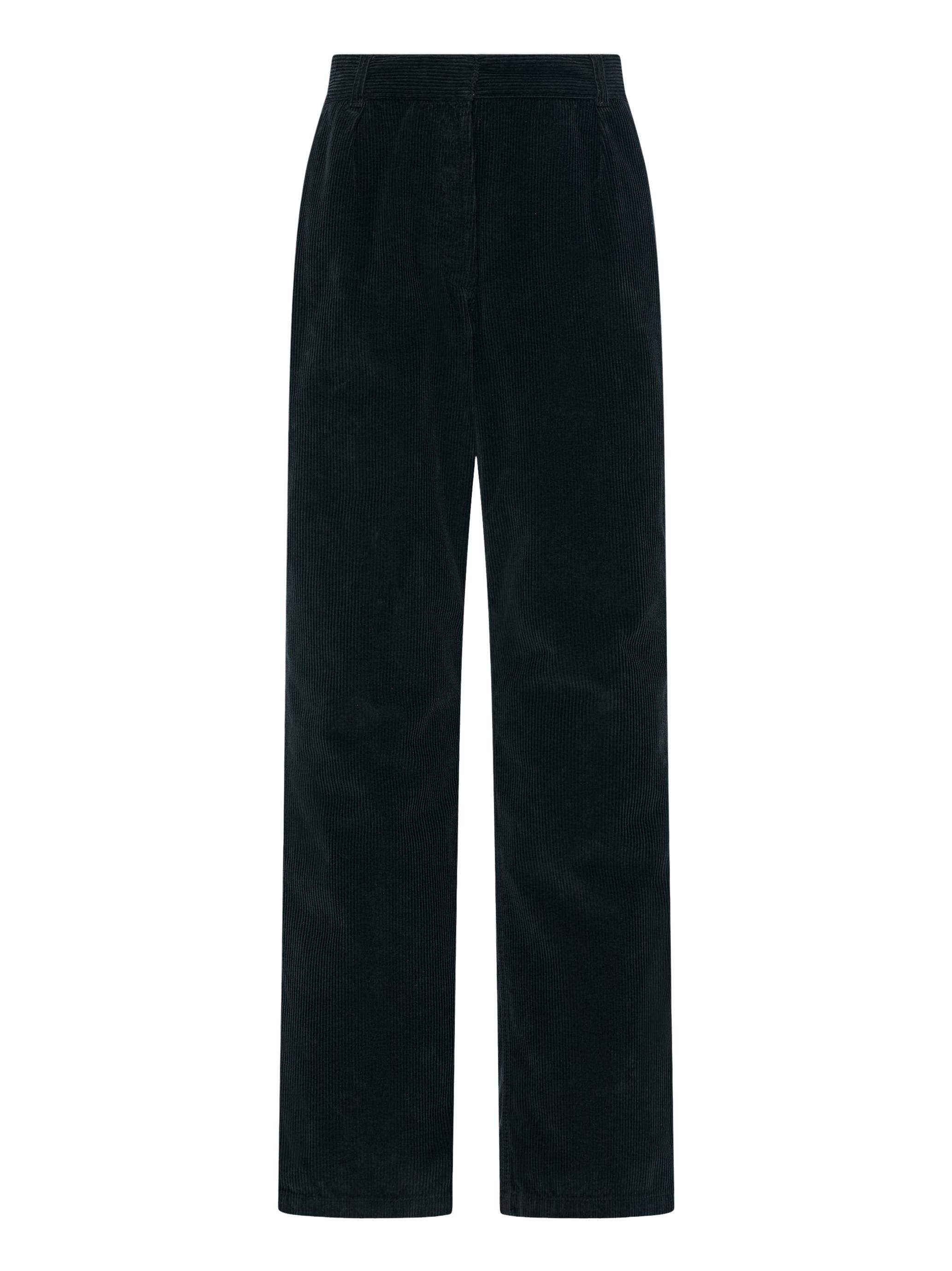 THE ROW The Row Adler Cotton Twill Pleated Straight-Leg Pants