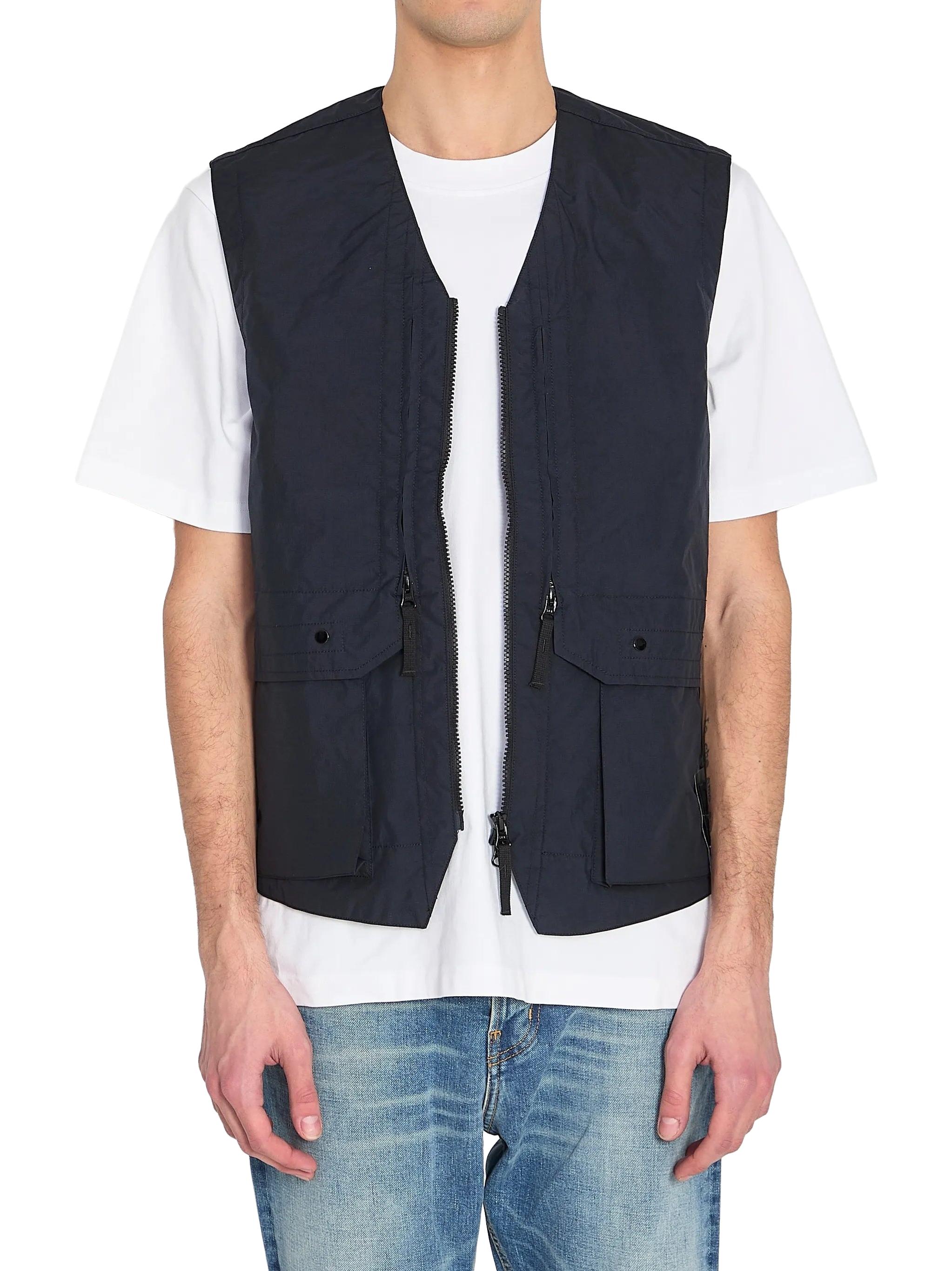 STONE ISLAND STONE ISLAND Zip-Up Vest with Flap Pockets