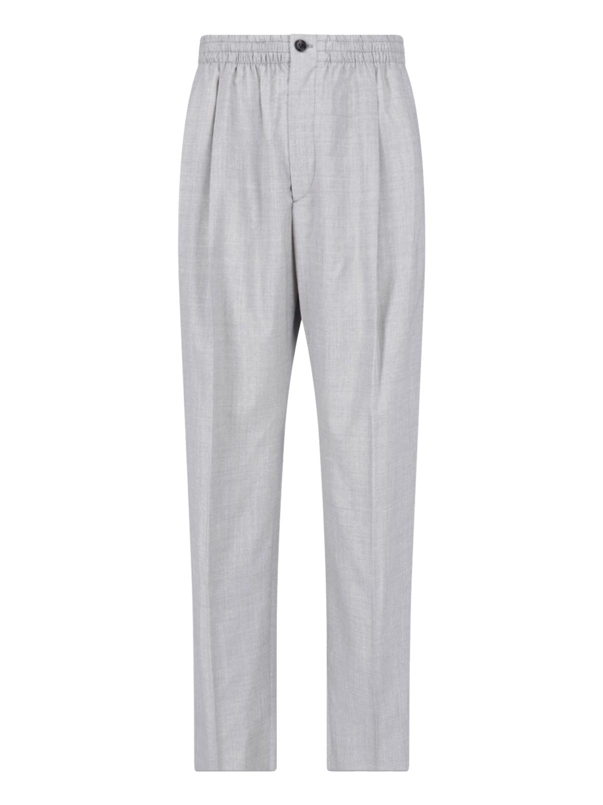 ALYSI Cropped High-Waisted Pants