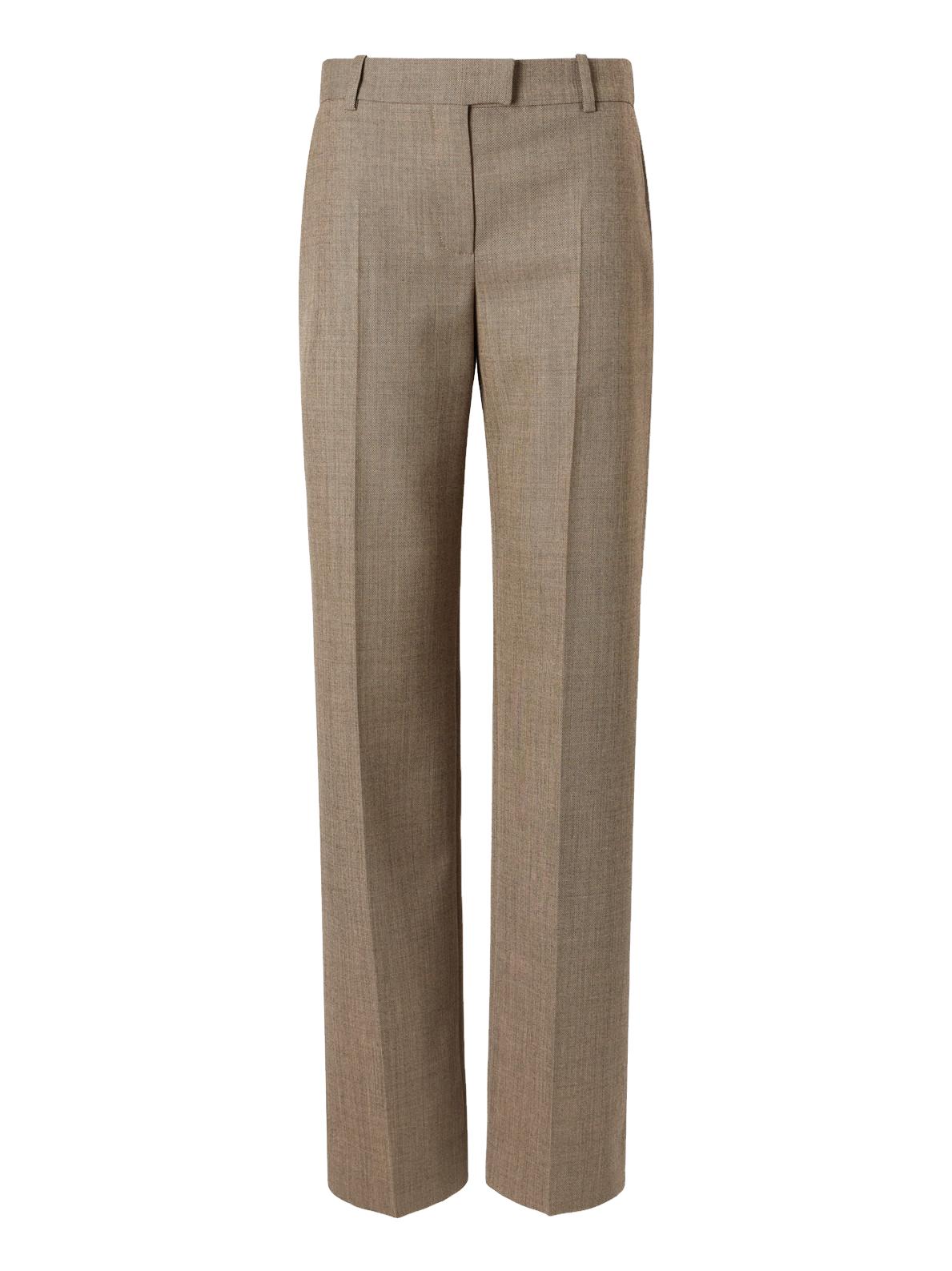 ALEXANDER MCQUEEN MCQUEEN Pleated Wool-Gabardine Straight-Leg Pants