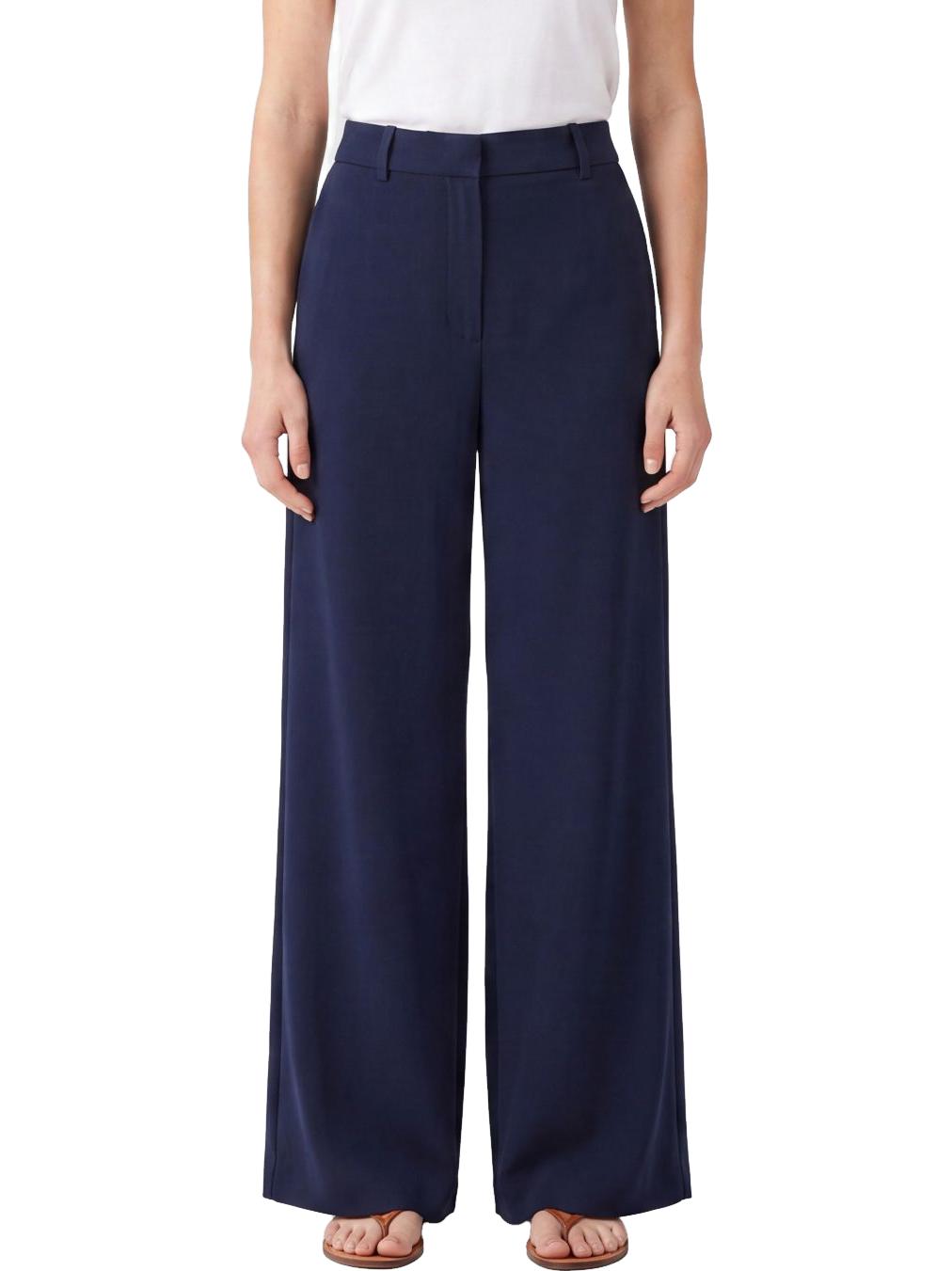 MAX MARA 'S Max Mara High-Waisted Cotton Palazzo Trousers