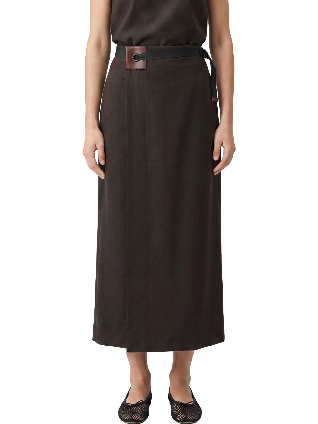 PALOMA WOOL Paloma Wool High-Waisted Wool Blend Midi Wrap Skirt