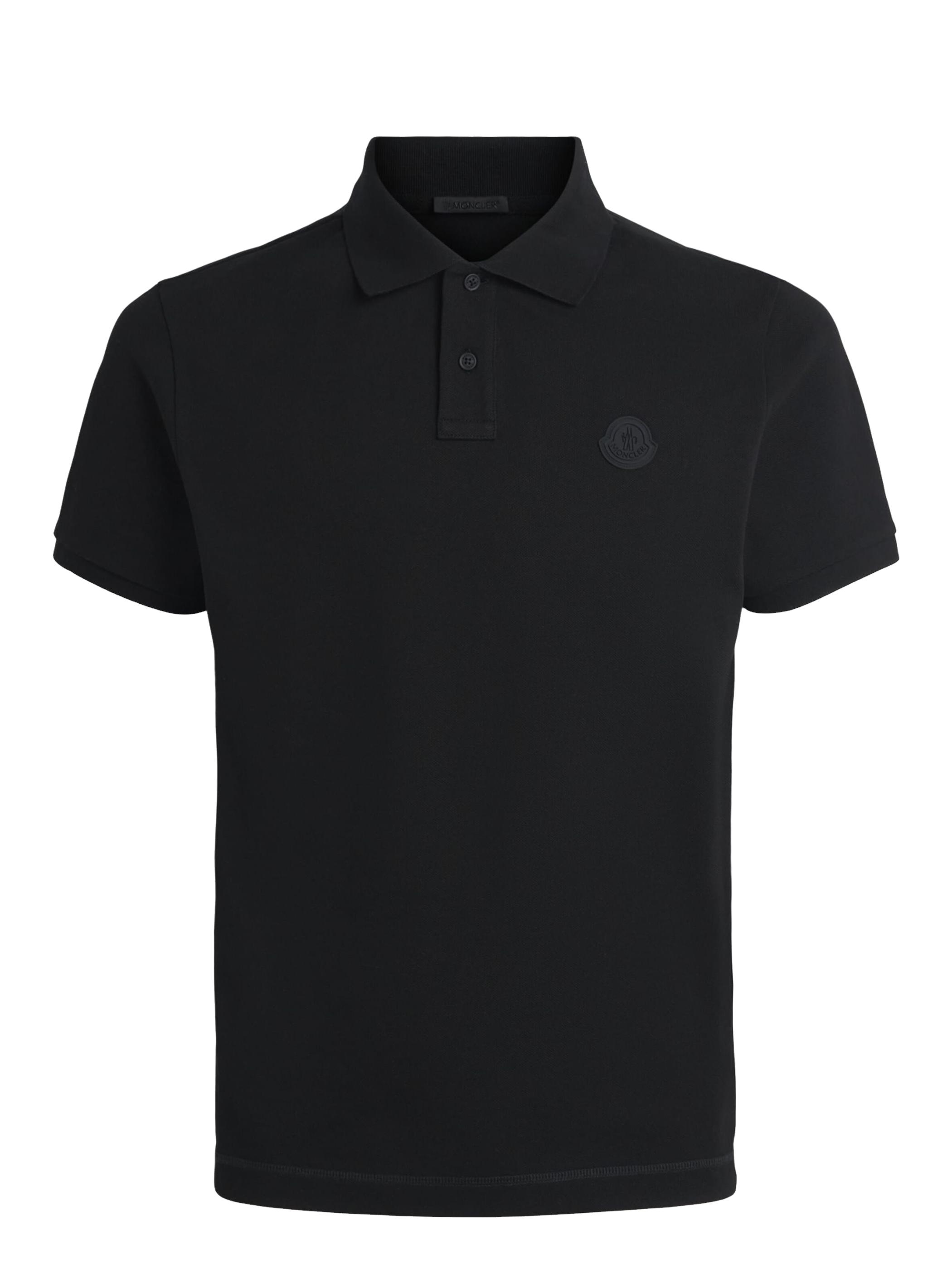 MONCLER cotton logo polo shirt