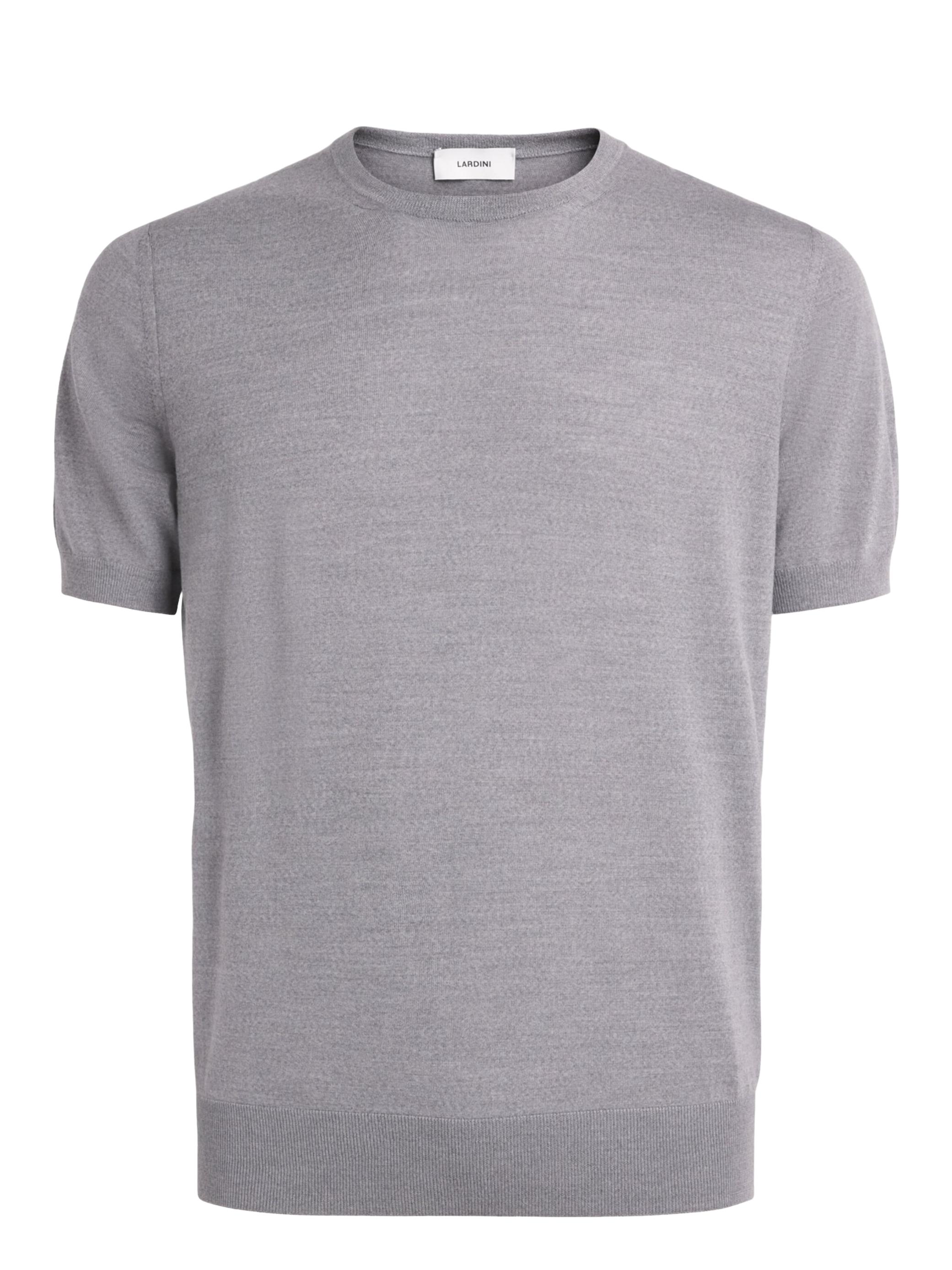 LARDINI virgin wool knitted t-shirt
