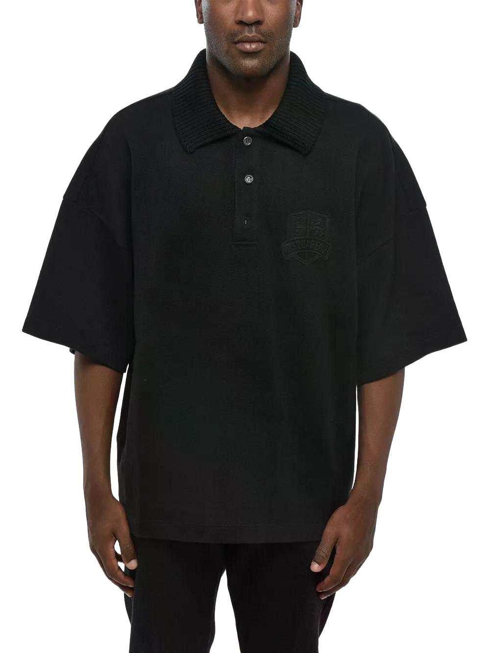 DSQUARED2 embroidered loose-fit polo shirt