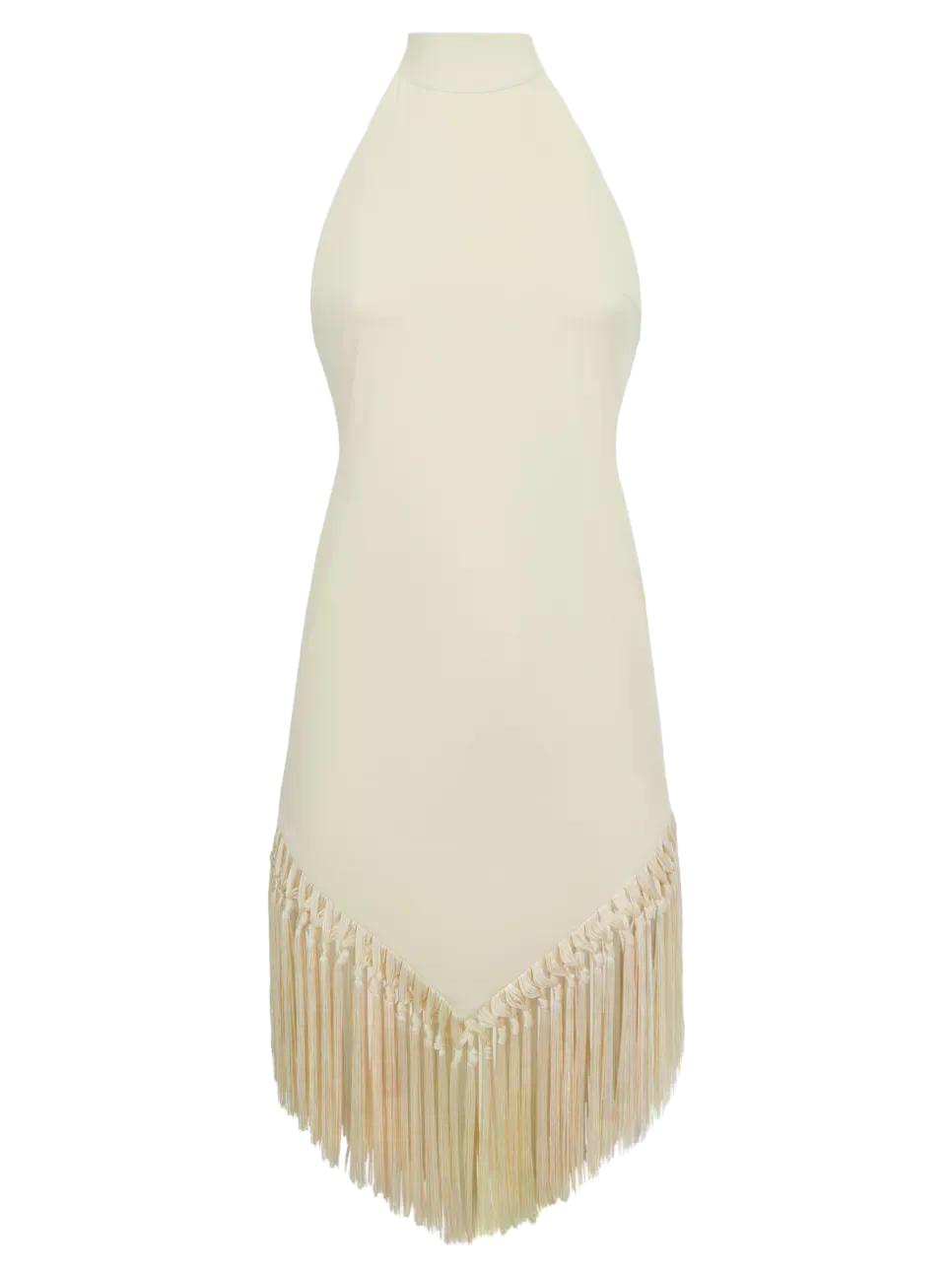 TALLER MARMO 1970 Fringe-Trim Mini Dress