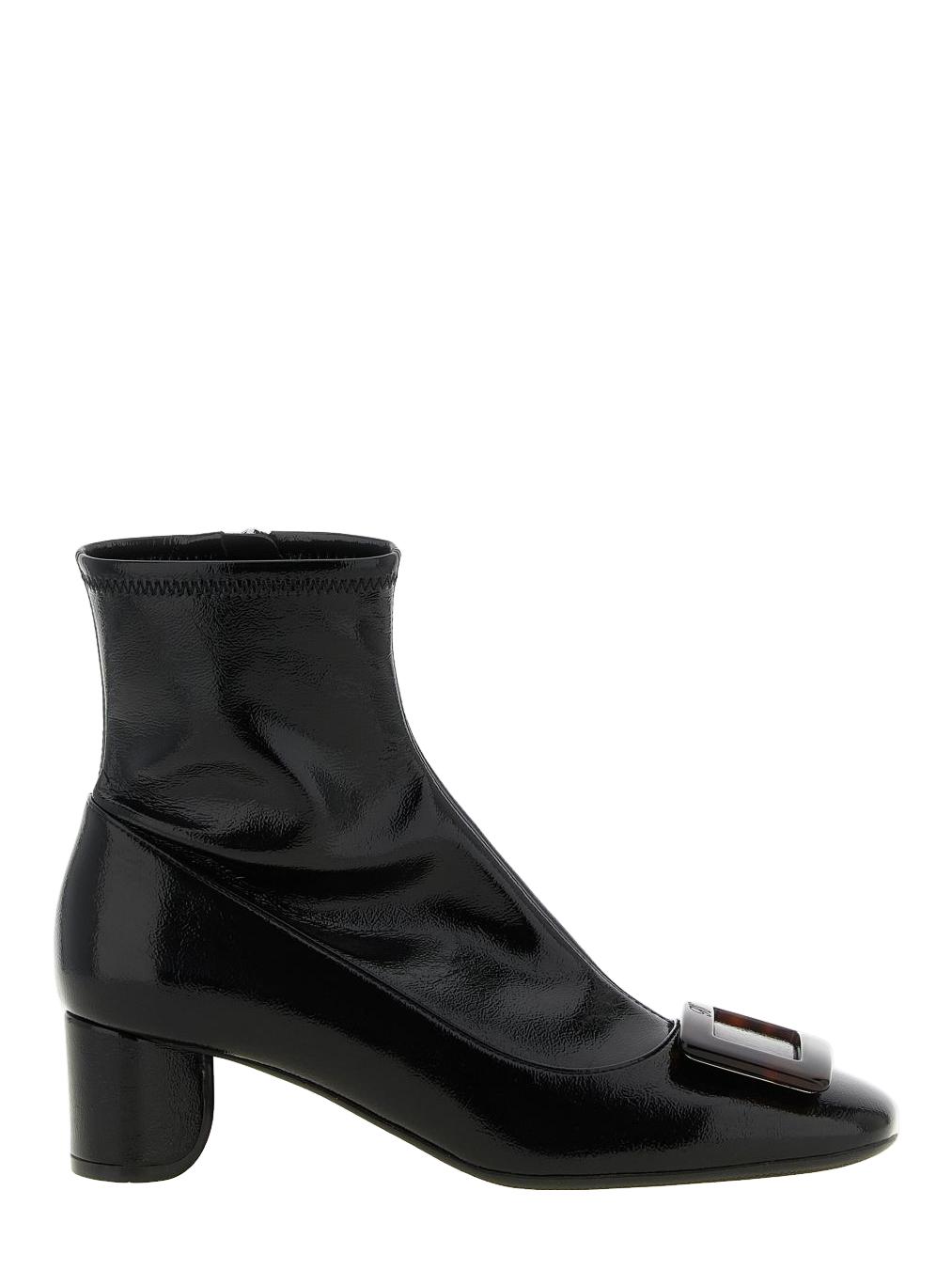 ROGER VIVIER Belle Vivier Chelsea Leather Boots