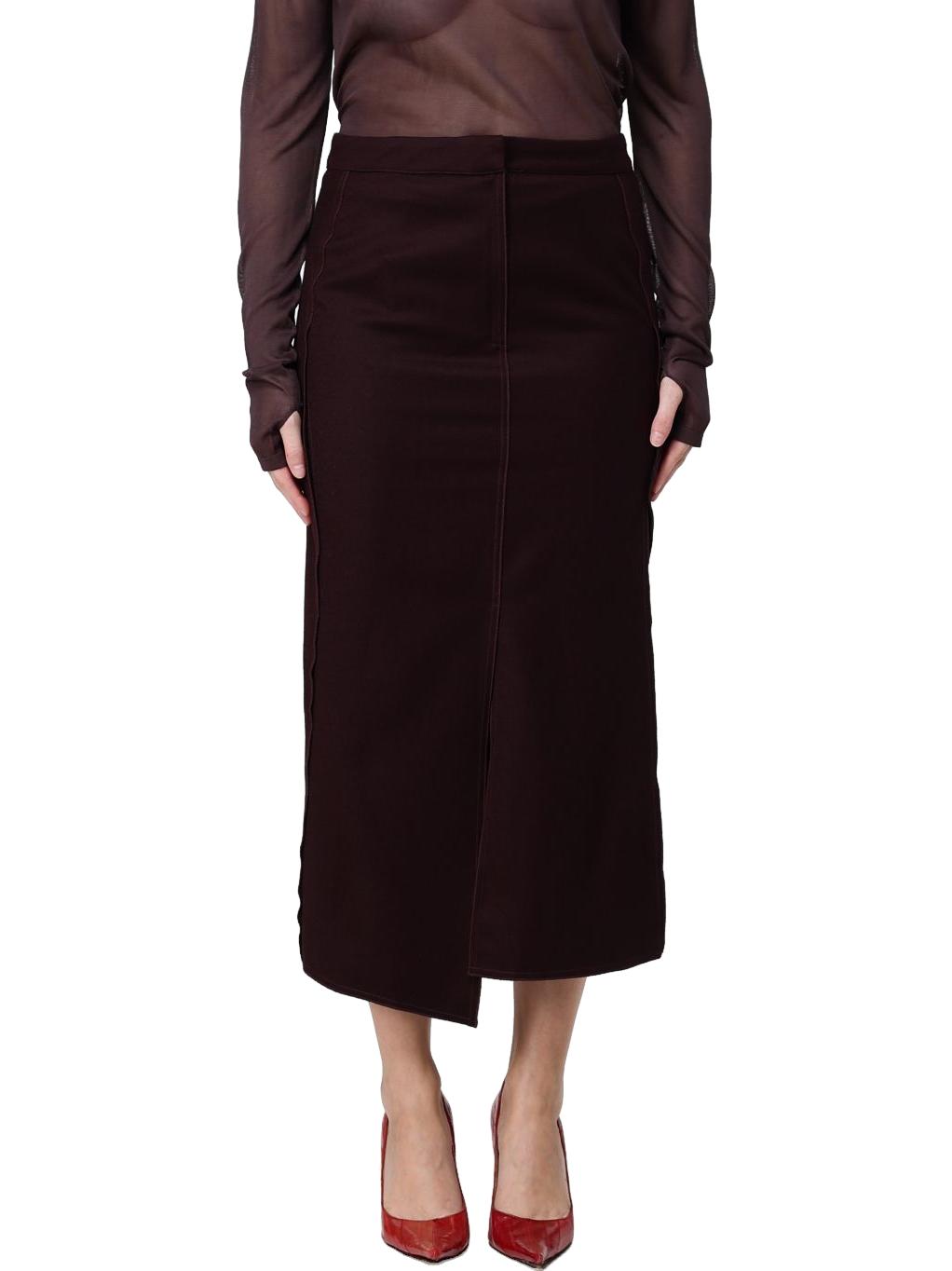 VICTORIA BECKHAM Victoria Victoria Beckham Pure Wool Midi Pencil Skirt