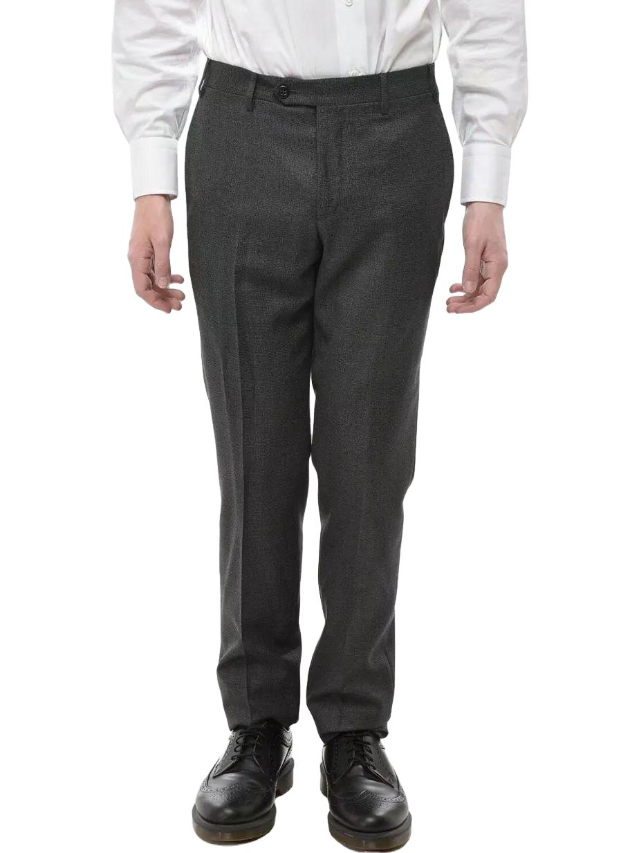 CORNELIANI Corneliani Academy Pressed-Crease Wool Trousers